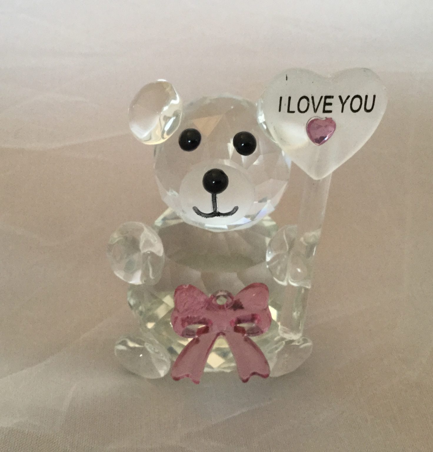Crystal Glass Teddy Bear – Crystal Gifts
